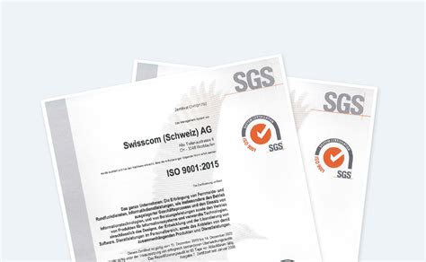 ISO IEC Standards And Management System Swisscom