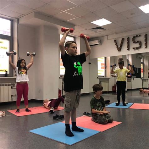 Школа танцев Visions Английский детский фитнес идеальное