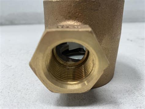 Dixon 3 4 Npt Bronze Sight Flow Indicator Propeller Double Window Sf1631 075