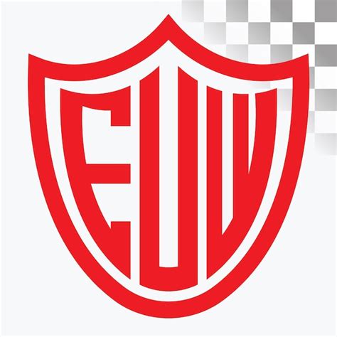 Premium Vector Fuw Letter Logo Design