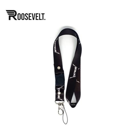 Jual Tali Lanyard Metallica Gantungan Kunci Band Gantungan Id Card