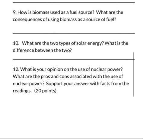 Solved How Is Biomass Used As A Fuel Source What Are The Chegg Com