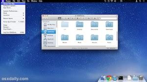Give Your Mac A Black Menu Bar In OS X Mavericks With ObsidianMenuBar