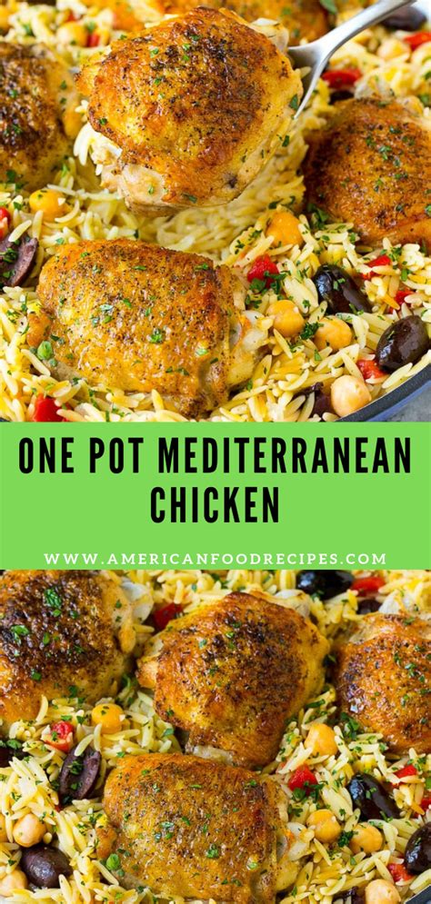 One Pot Mediterranean Chicken Recipe By Mom