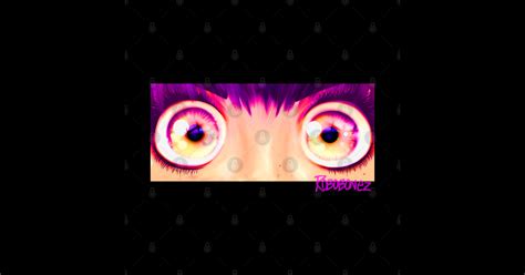 Purple Anime Girl Eyes Anime Eyes Sticker Teepublic