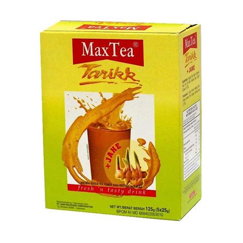 Jual Maxtea Teh Tarik Jahe 5 X 25 G Kemasan Kotak Di Seller