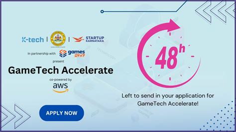 gametech accelerate on linkedin games24x7 aws itbtkarnataka