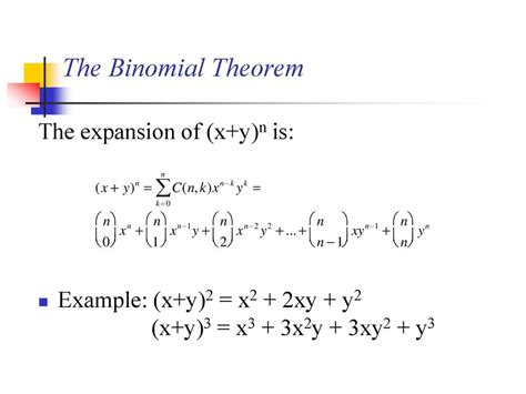 Sequences And The Binomial Theorem Ppt Download
