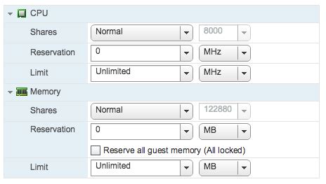 VMWare Consumed Memory Server Fault