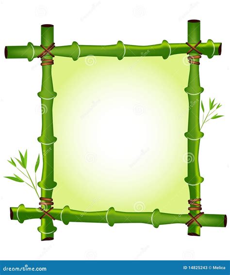 Bamboo Frame Stock Vector Illustration Of Background