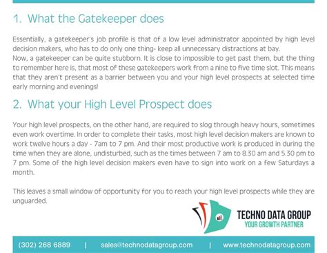 Ppt Trick For Getting Past Pesky Gatekeepers To Reach Decision Makers