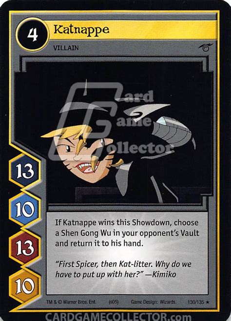 Katnappe Xiaolin Showdown Tcg