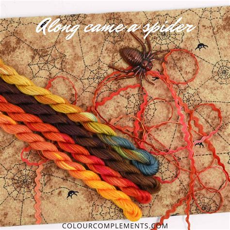 Along Came A Spider Needlework Colour Complements
