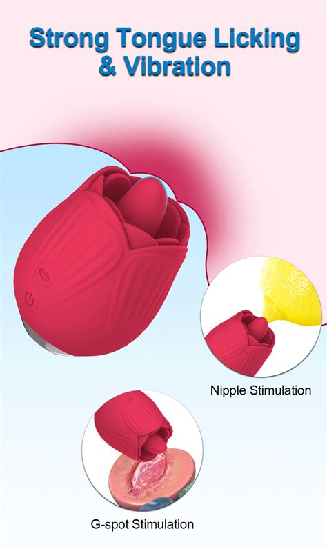 New Rose Tongue Licking Vibrator For Women New Rose Tongue Licking Vibrator For Women