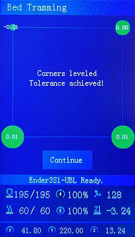 Bed Tramming Menu Mriscoc Ender3V2S1 Wiki GitHub