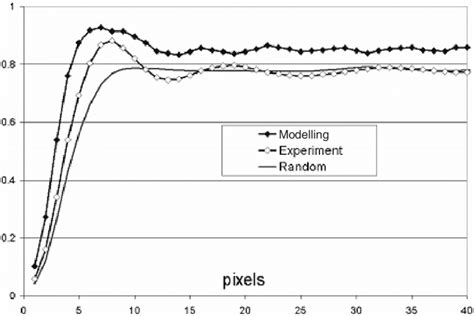 Two Dimensional Correlation Functions Of Open Signs Experimental