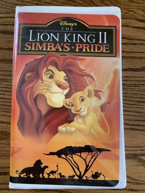 Disney The Lion King Ii Simbas Pride Vhs 1994 Walt Disney
