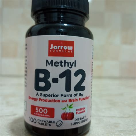 Jarrow Formulas Methyl B12 500mcg Cherry Flavoured Reviews Abillion