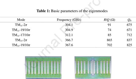 Electric Field Magnitude For A Tm 11 Mode And B Tm 31 Mode At The