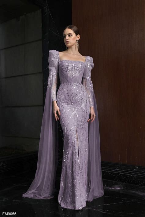 Azzure Couture Fm9055 Evening Gowns Elegant Lace Evening Dresses