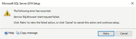 Troubleshooting Sql Server Installation Error Service ‘sqlbrowser
