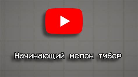 ТИПИЧНЫЙ НАЧИНАЮЩИЙ МЕЛОН ТУБЕР - YouTube