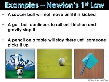 Newton S Laws Of Motion PowerPoint And Notes By The Science Duo