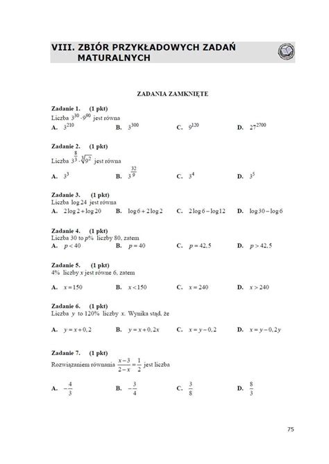 Calaméo Matura z Matematyki przykładowe zadania z CKE