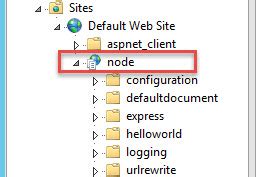 Setup Iisnode