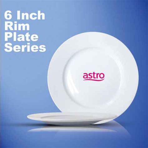 6 Inch Flat Rim Plate Mymug Malaysia 1 Ceramic Tablewares