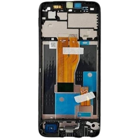 Realme C30 LCD Screen With Frame Module Black Cellspare