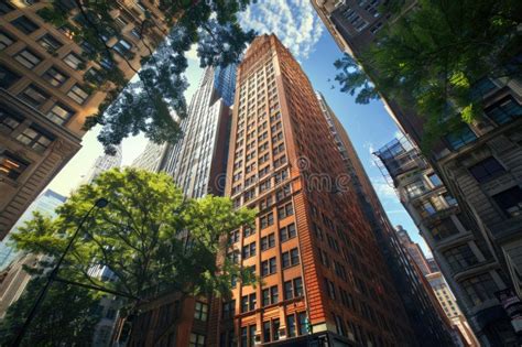 A Very Tall Building With Numerous Windows Suitable For Architectural