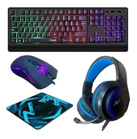 Combo Gamer Noga 4 En 1 Nkb 403 Infinity Tecno