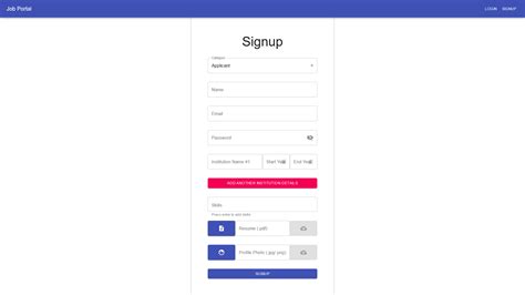 Online Job Portal MERN Stack React MongoDB Nodejs Projectworlds Store