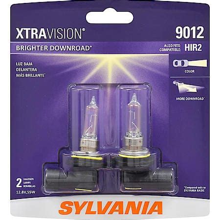 Sylvania XtraVision Halogen Headlight Bulb More Downroad Visibility Pack XV BP