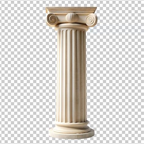 Premium Psd Column Isolated On Transparent Background
