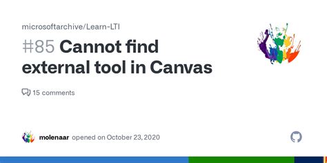 Cannot Find External Tool In Canvas Issue Microsoftarchive