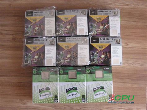 兔哥硬件博物馆 年整理收藏的盒装CPU