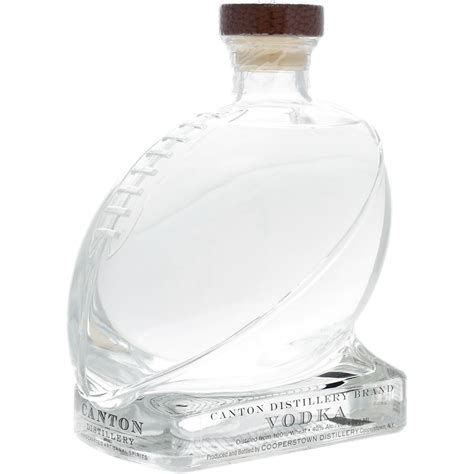 Canton Distillery Brand Vodka In A Football Decanter Gotoliquorstore