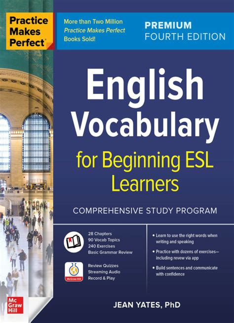 Practice Makes Perfect English Vocabulary For Beginning Esl Learners