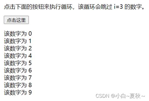 Javascript Break 、 Continue和return 语句介绍js Break Continue Return Csdn博客
