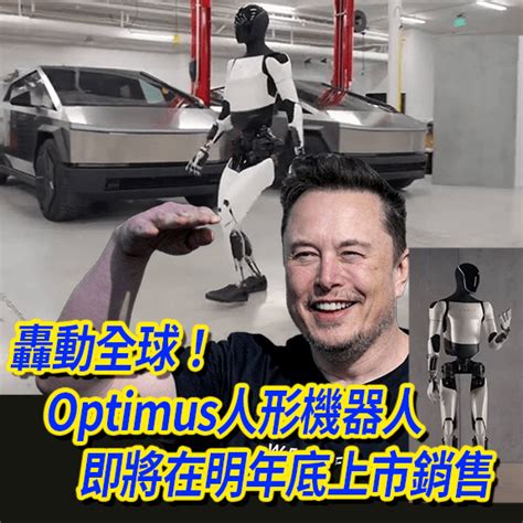 轟動全球！馬斯克預告：optimus人形機器人即將在明年底上市銷售 信用市集聊理財板 Dcard