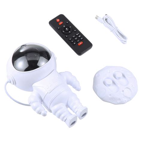 5w 우주 비행사 별이 빛나는 하늘 프로젝션 램프 Usb 야간 조명흰색