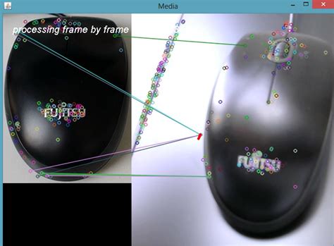 Opencv How To Separate The Query And The Train Image From The Mat