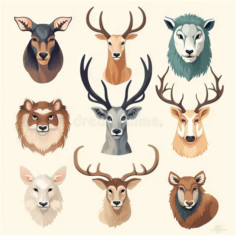 Lion Cartoon Watercolor Clipart Lion Illustration Generative Ai Stock