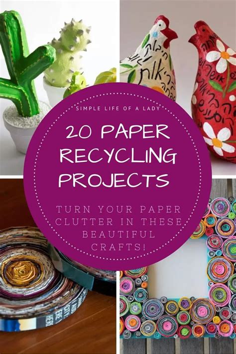 How To Recycle Paper Into Something Useful Recycled Paper Crafts