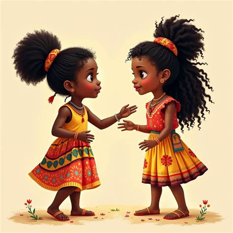 Exploring African And White Girl Cartoon Representations African Life