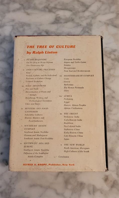 The Tree Of Culture By Ralph Linton Hobbies And Toys Books And Magazines Textbooks On Carousell