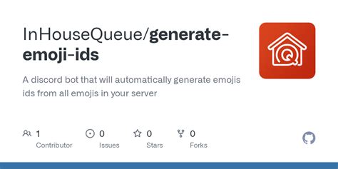 Github Inhousequeuegenerate Emoji Ids A Discord Bot That Will