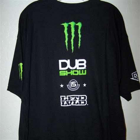 Monster Energy Shirts Monster Energy Dub Show Tour Tee Shirt B365
